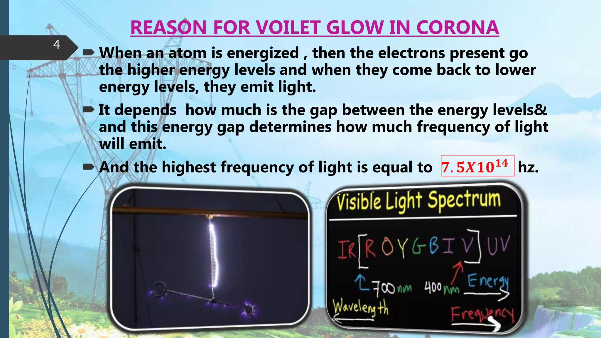 Corona Effect (ELECTRICAL ENGINEERING) | PPTX