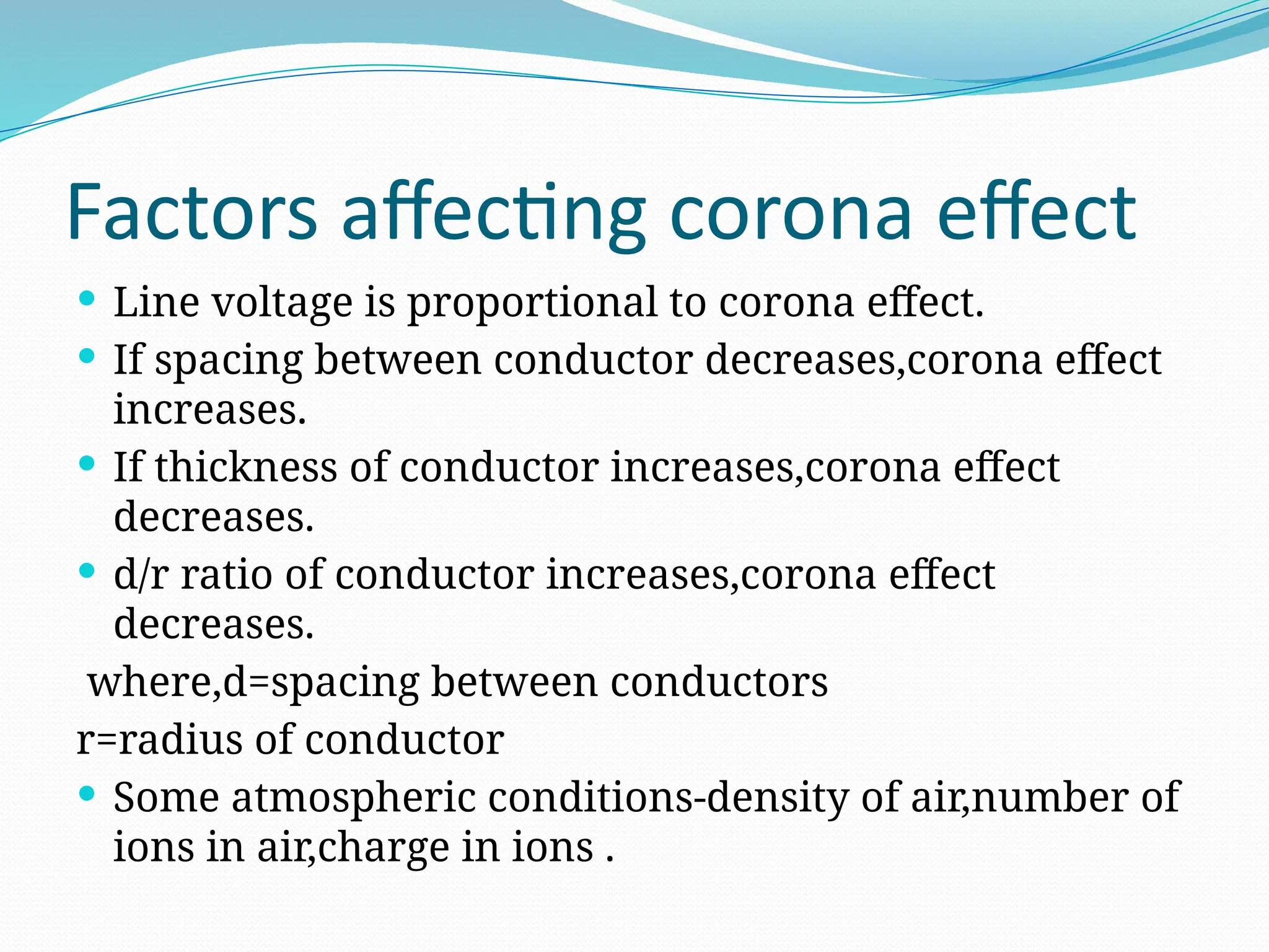 Corona Effect.pptx corona losses and its effects | PPTX