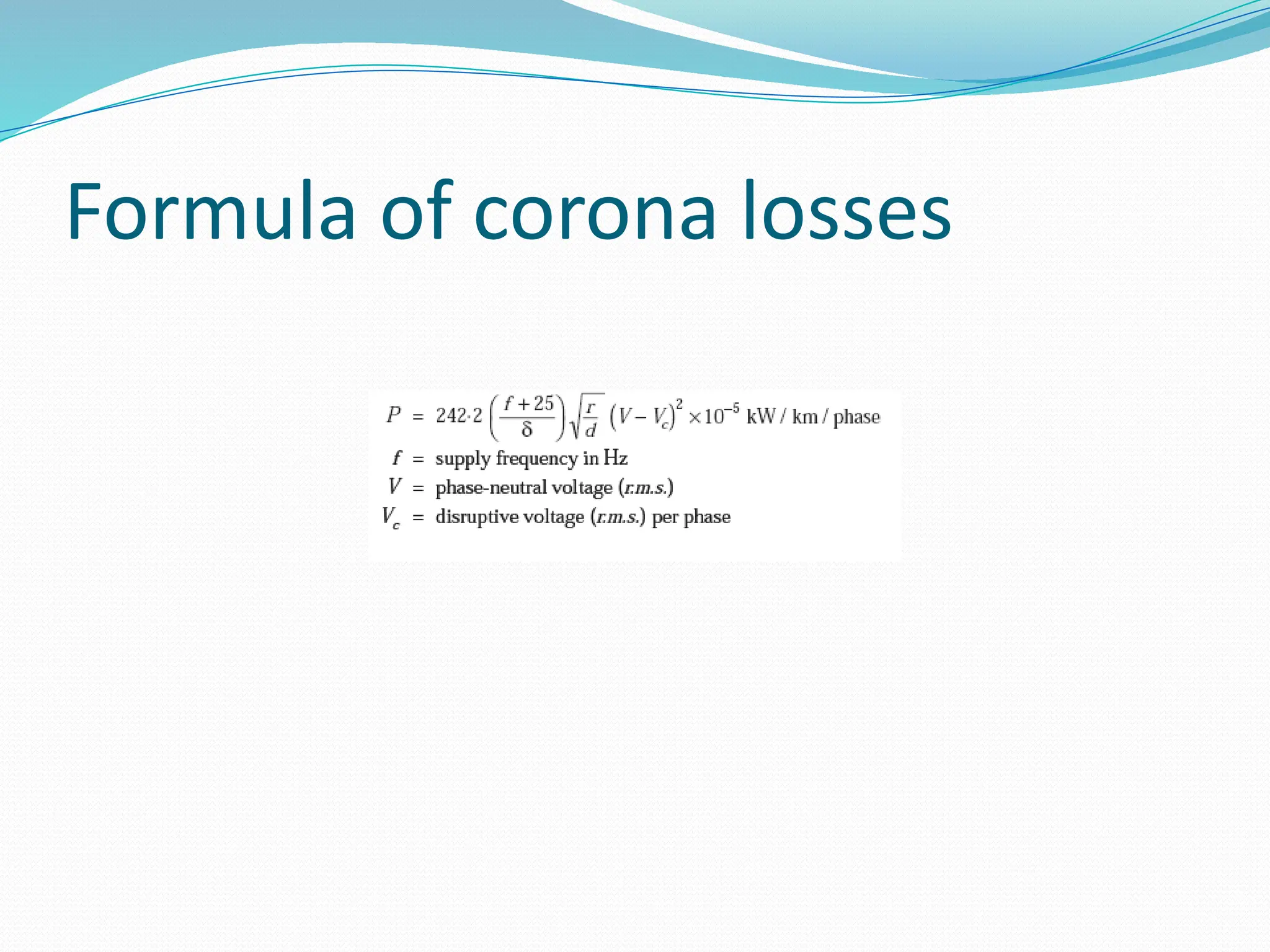 Corona Effect.pptx corona losses and its effects | PPTX