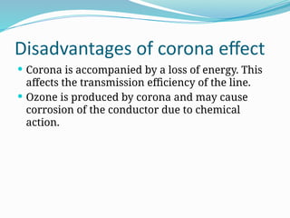 Corona Effect.pptx corona losses and its effects | PPTX