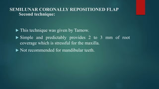Coronal Positioned Pedicle Graft | PPTX | Dental Health | Diseases and ...