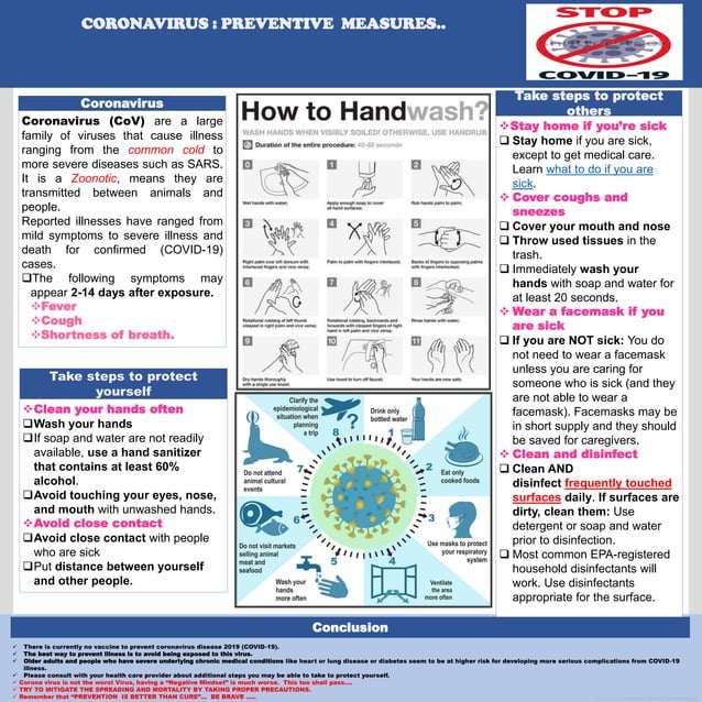 Coronavirus: preventive measures | PDF