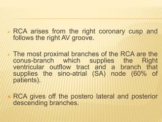 Coronary anatomy | PPT