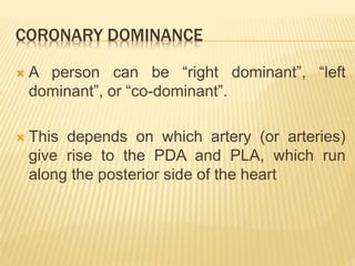 Coronary anatomy | PPT