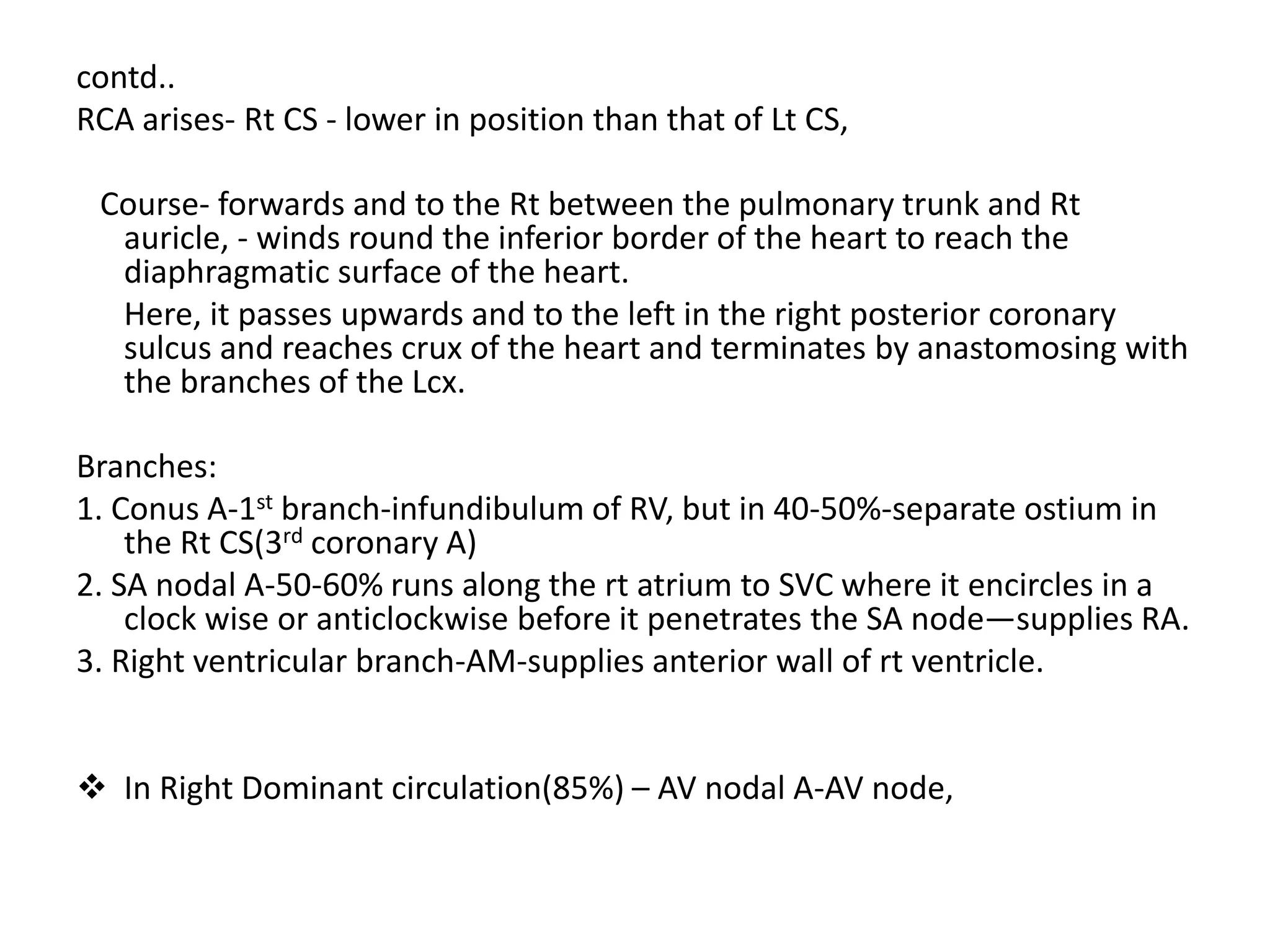 Coronary anatomy and angiographic views | PPTX