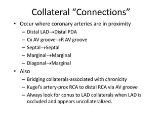 Coronary anatomy and angiographic views | PPTX