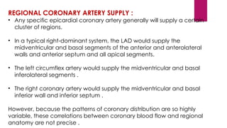 CORONARY ANATOMY AND BLOOD FLOW cardiology.pptx