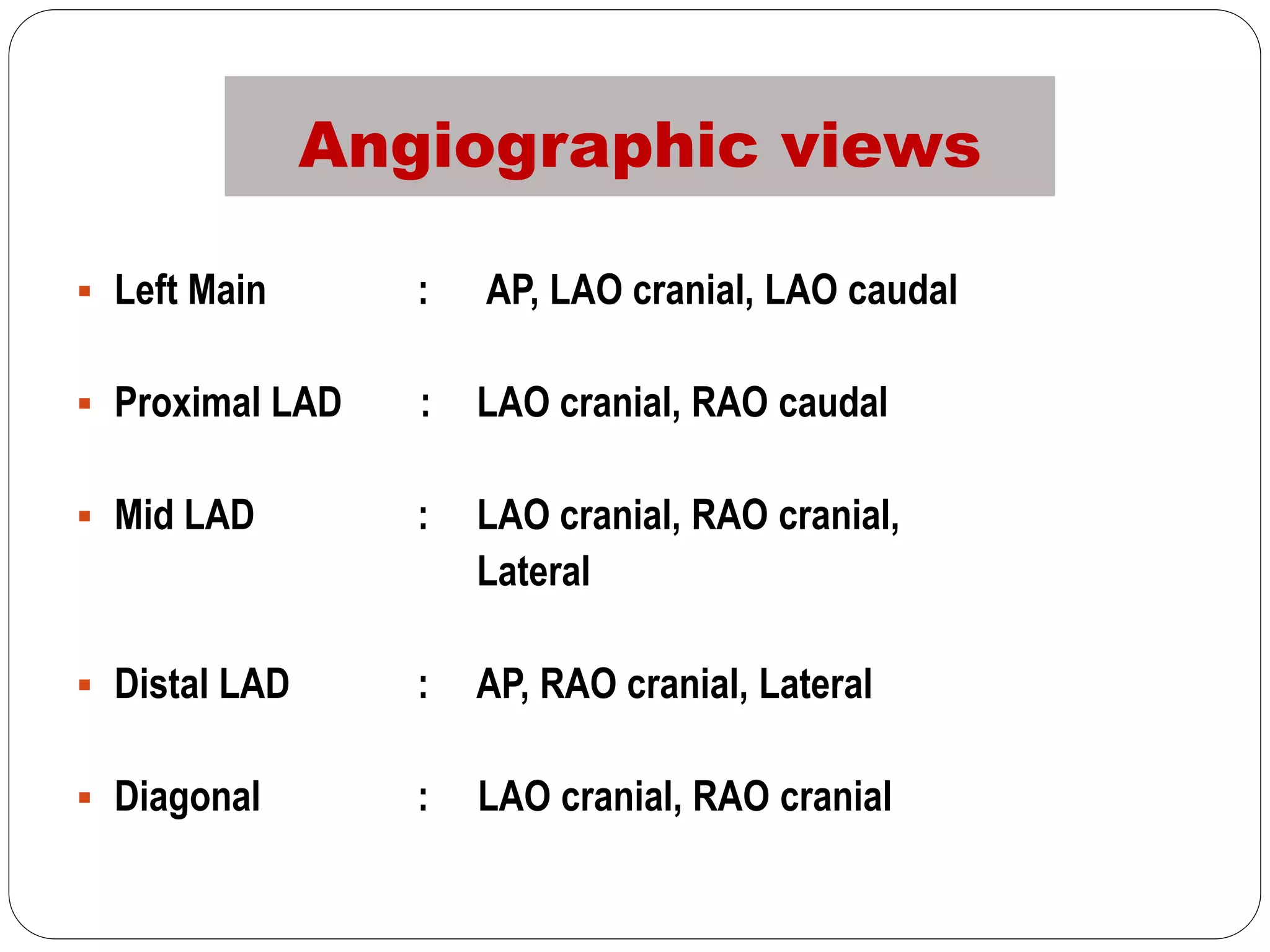 Coronary angiogram | PPTX