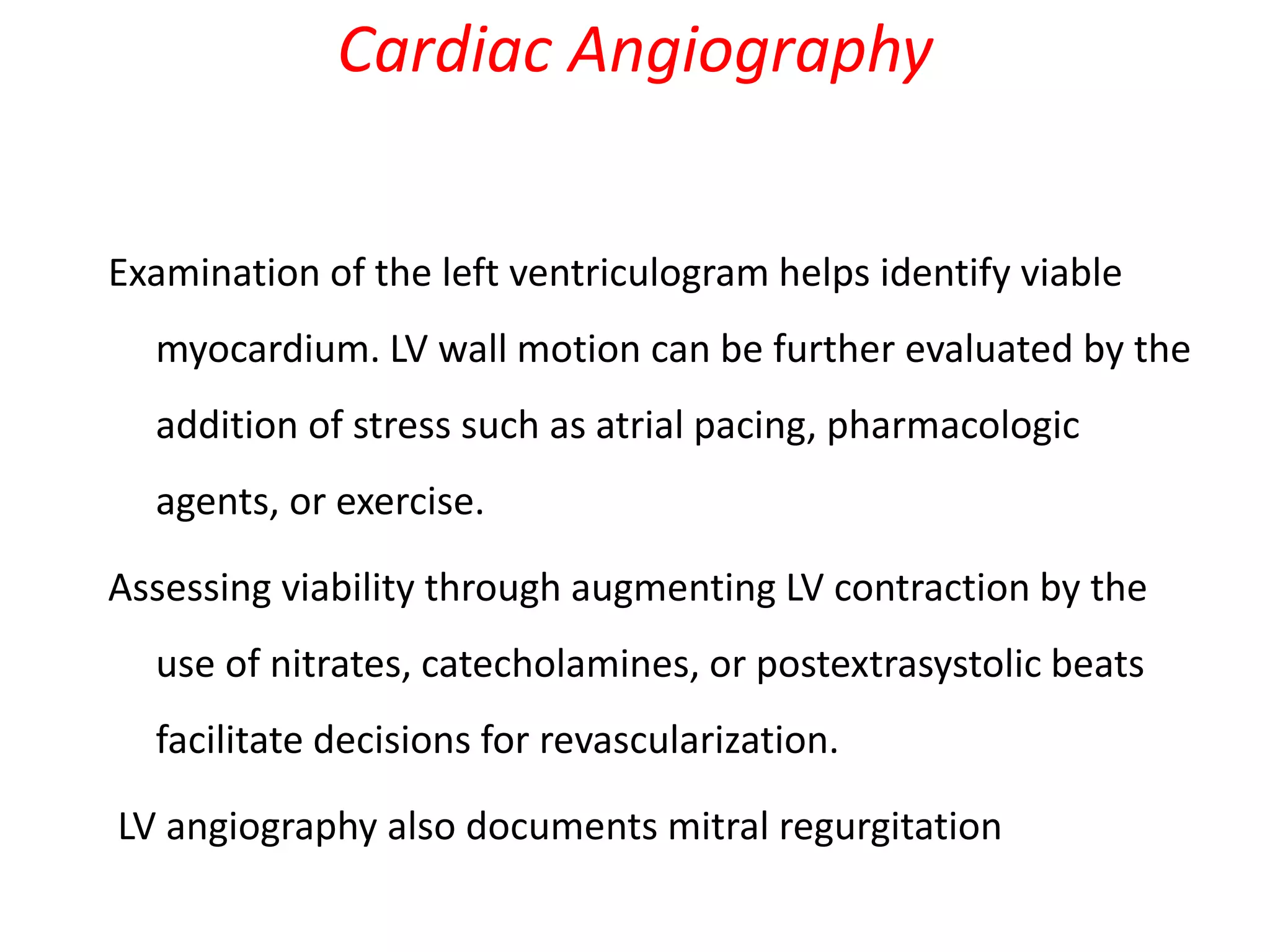 Coronary angiogram | PPTX