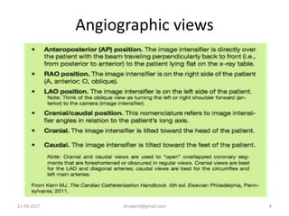 Coronary angiogram an overview | PPTX | Heart and Cardiovascular ...