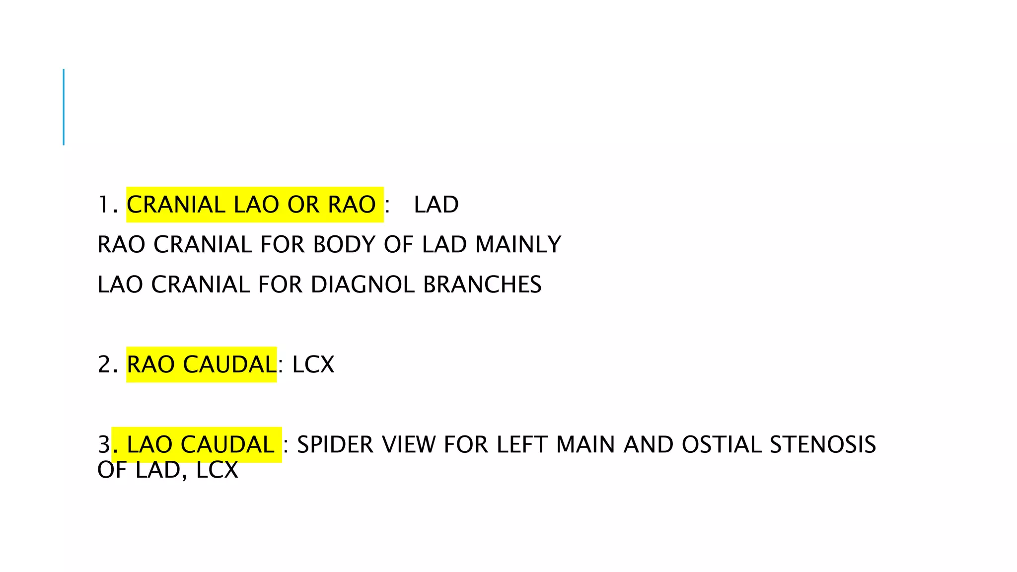Coronary angiography | PPTX