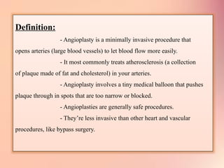 Coronary Angioplasty and Cardiac Rehabiltation.pptx