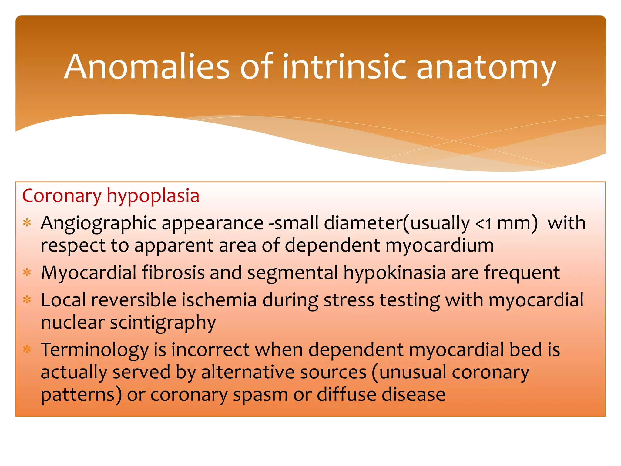 Coronary anomalies | PPTX