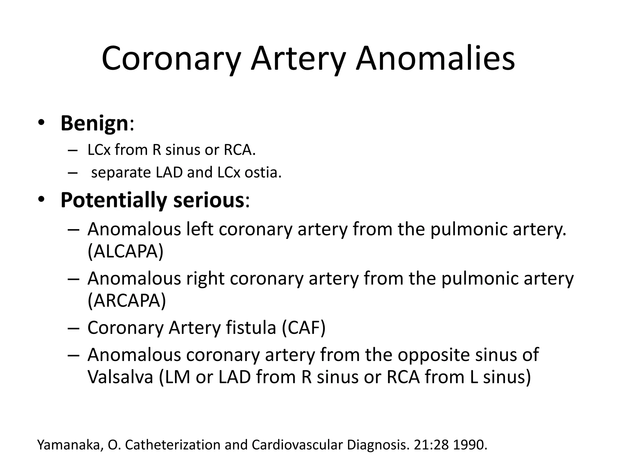 Coronary arteries anomalies | PPTX