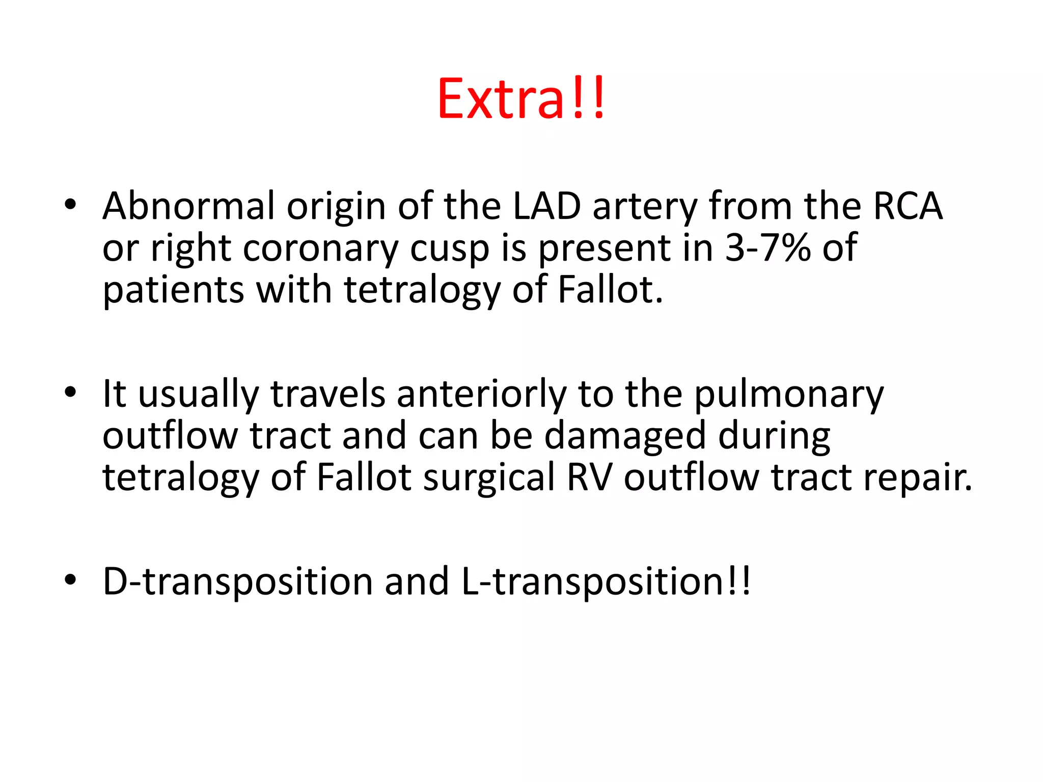Coronary arteries anomalies | PPTX