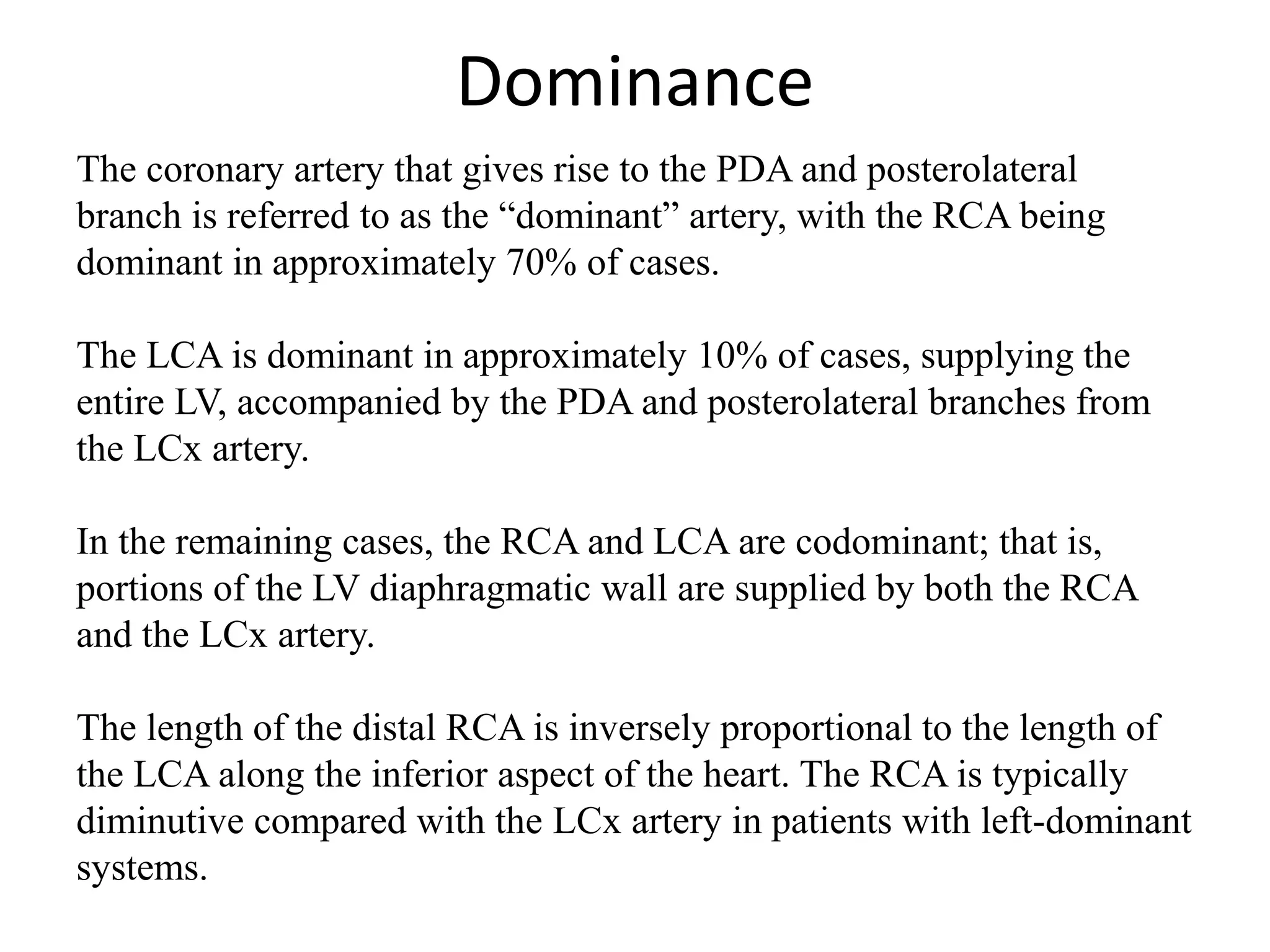 Coronary artery anatomy | PPTX