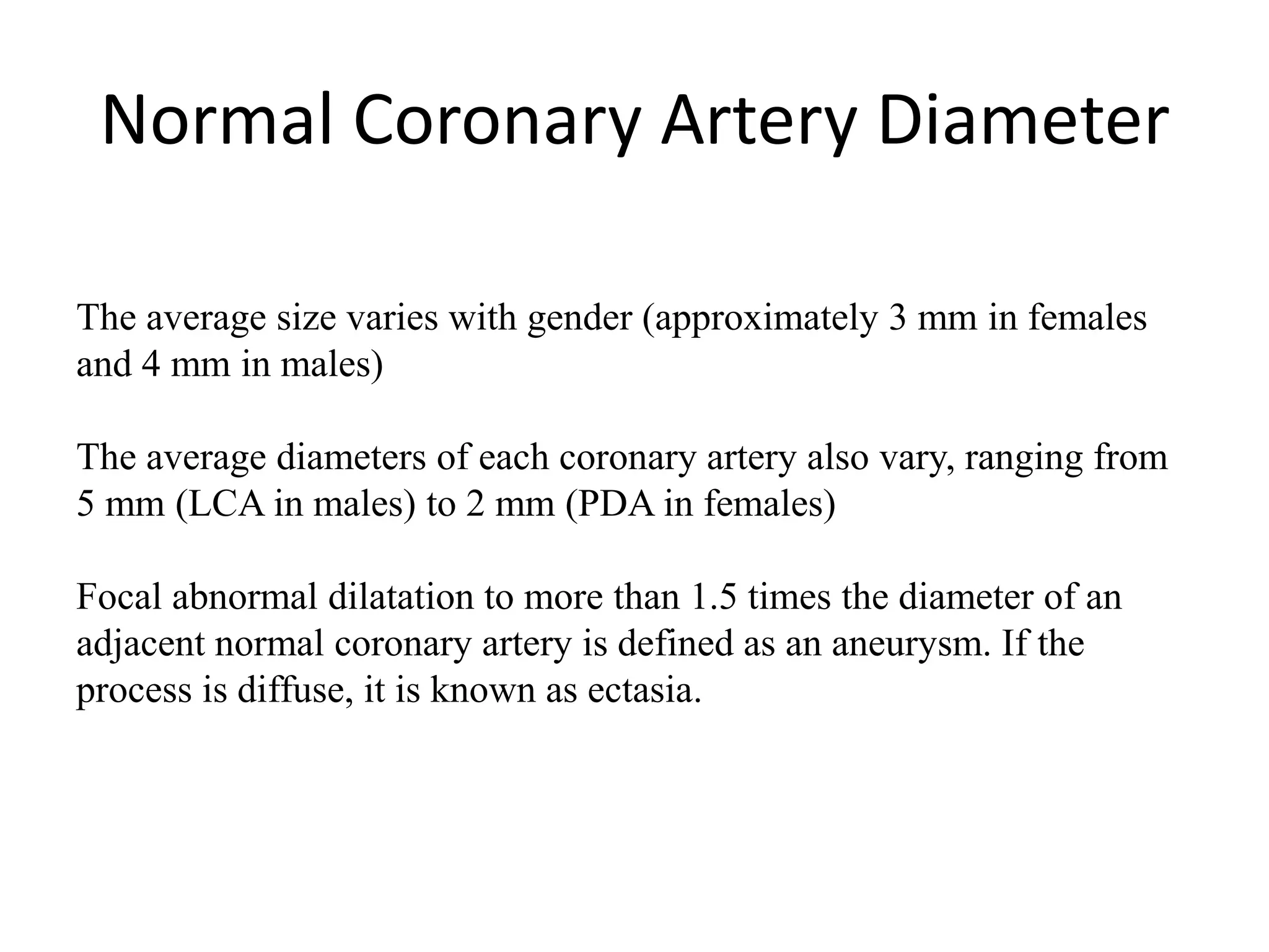 Coronary artery anatomy | PPTX