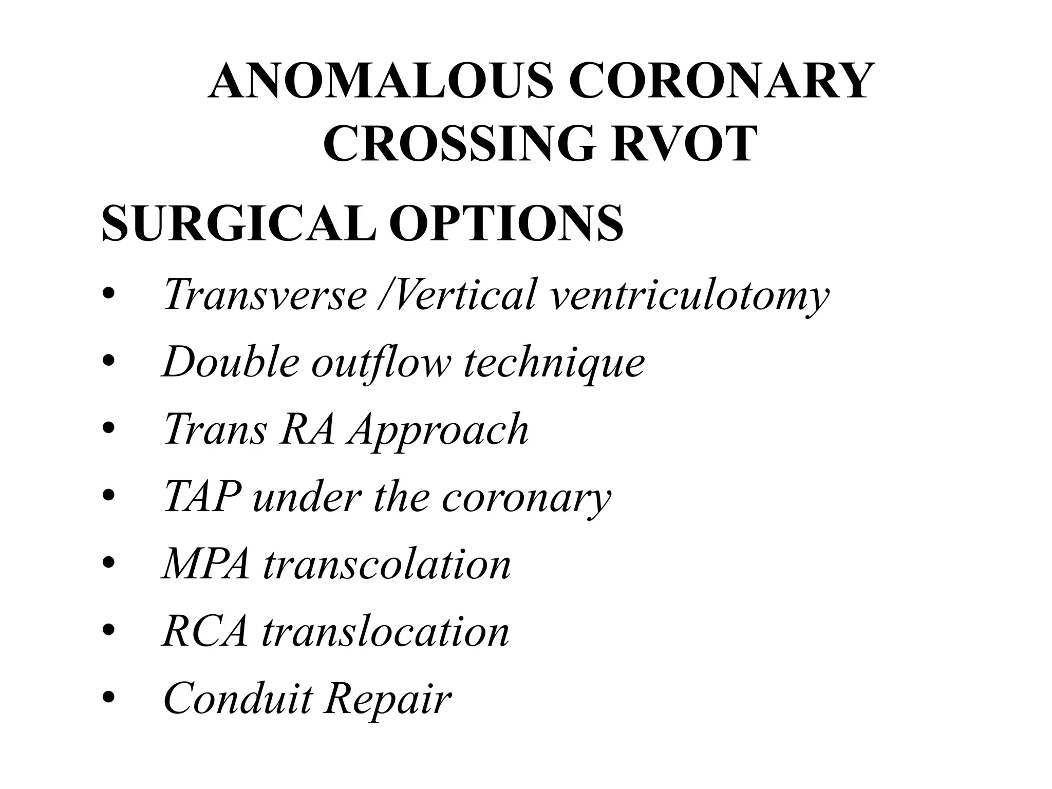 Coronary artery anomalies in chd | PPT