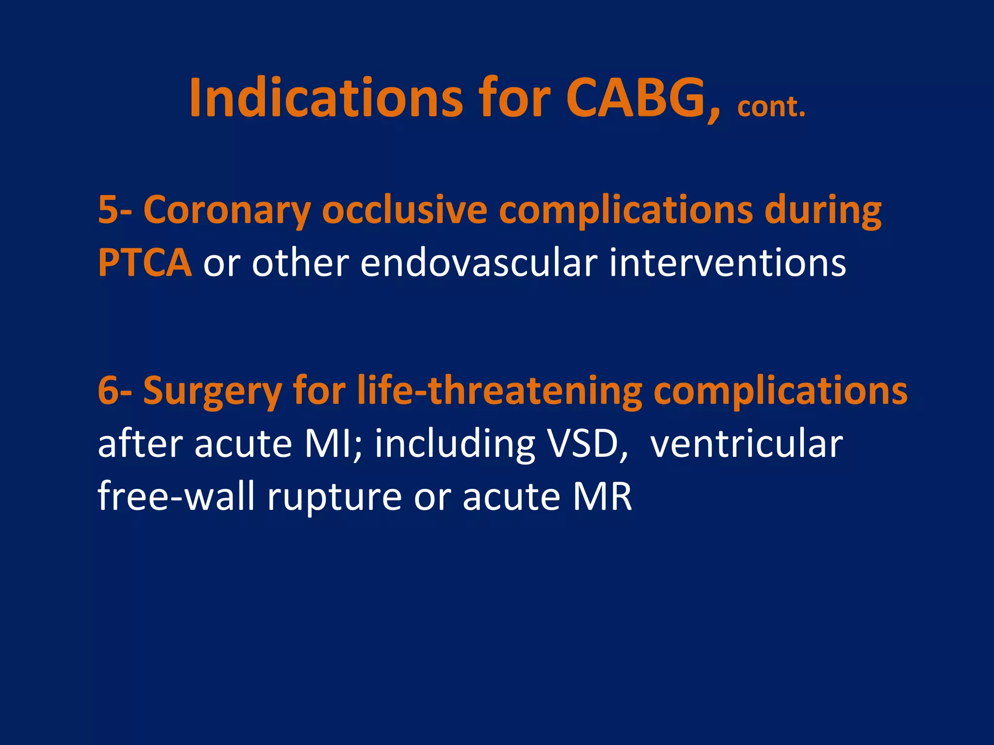 Coronary Artery Bypass Graft (CABG) Surgery | PPT