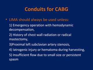 Coronary Artery Bypass Graft (CABG) Surgery | PPT
