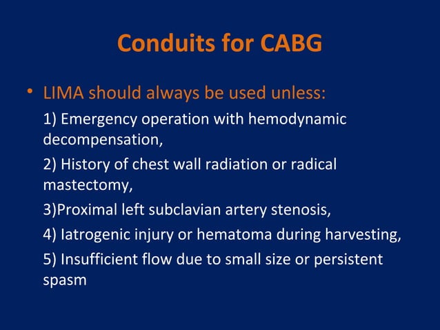 Coronary Artery Bypass Graft (CABG) Surgery | PPT