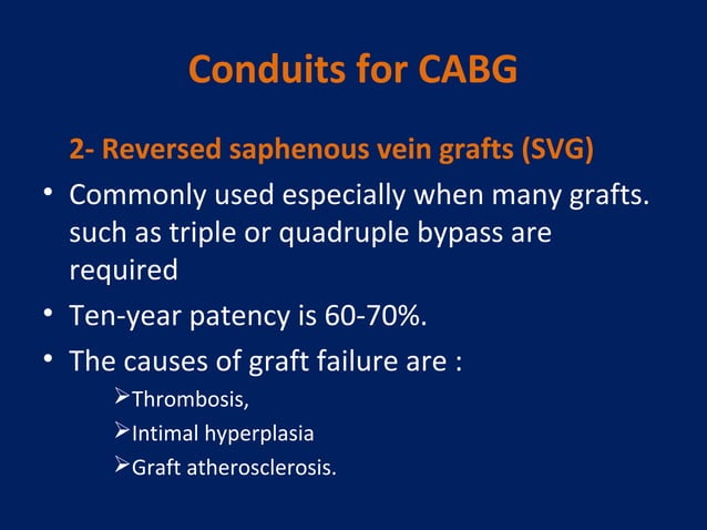 Coronary Artery Bypass Graft (CABG) Surgery | PPT