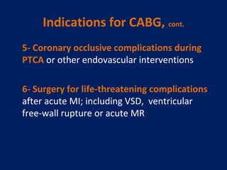 Coronary Artery Bypass Graft (CABG) Surgery | PPT