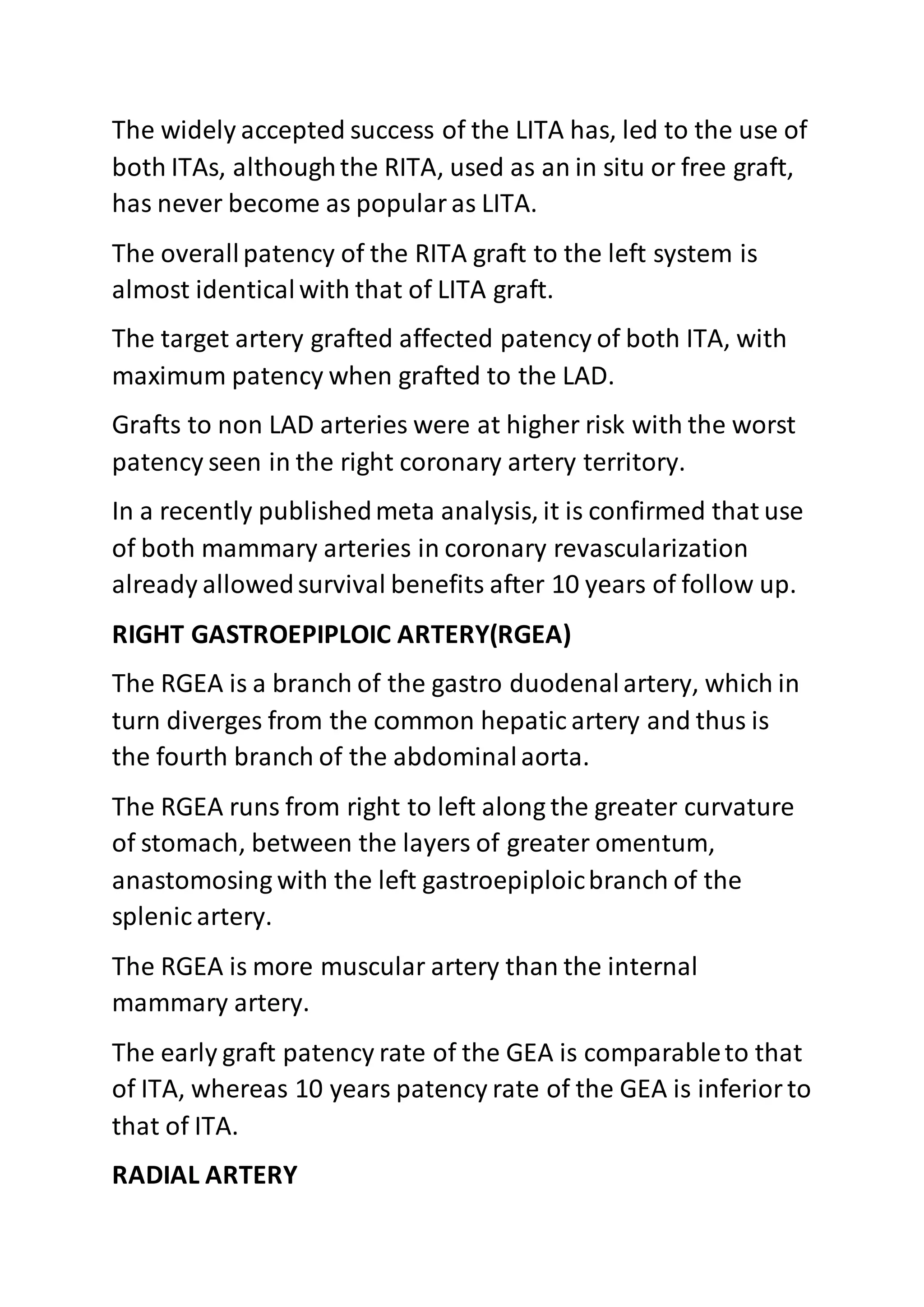 Coronary artery bypass graft conduits | DOCX