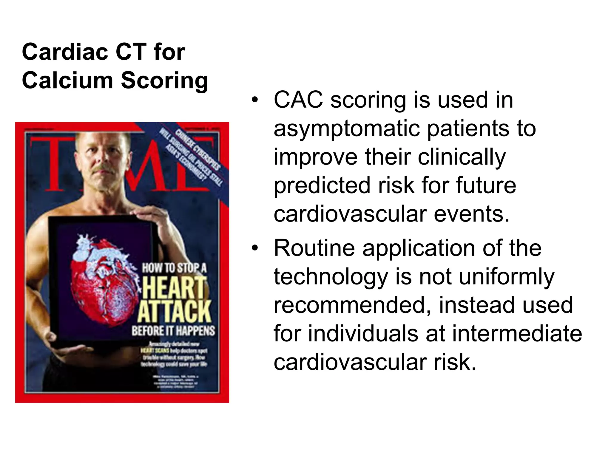 Coronary artery calcium scoring IDoR 2018 | PDF