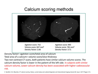Coronary artery calcium scoring IDoR 2018 | PDF