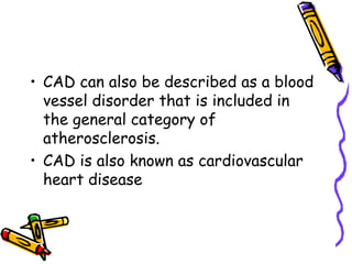 Coronary artery disease | PPTX