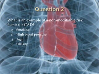 Coronary artery disease presentation | PPT