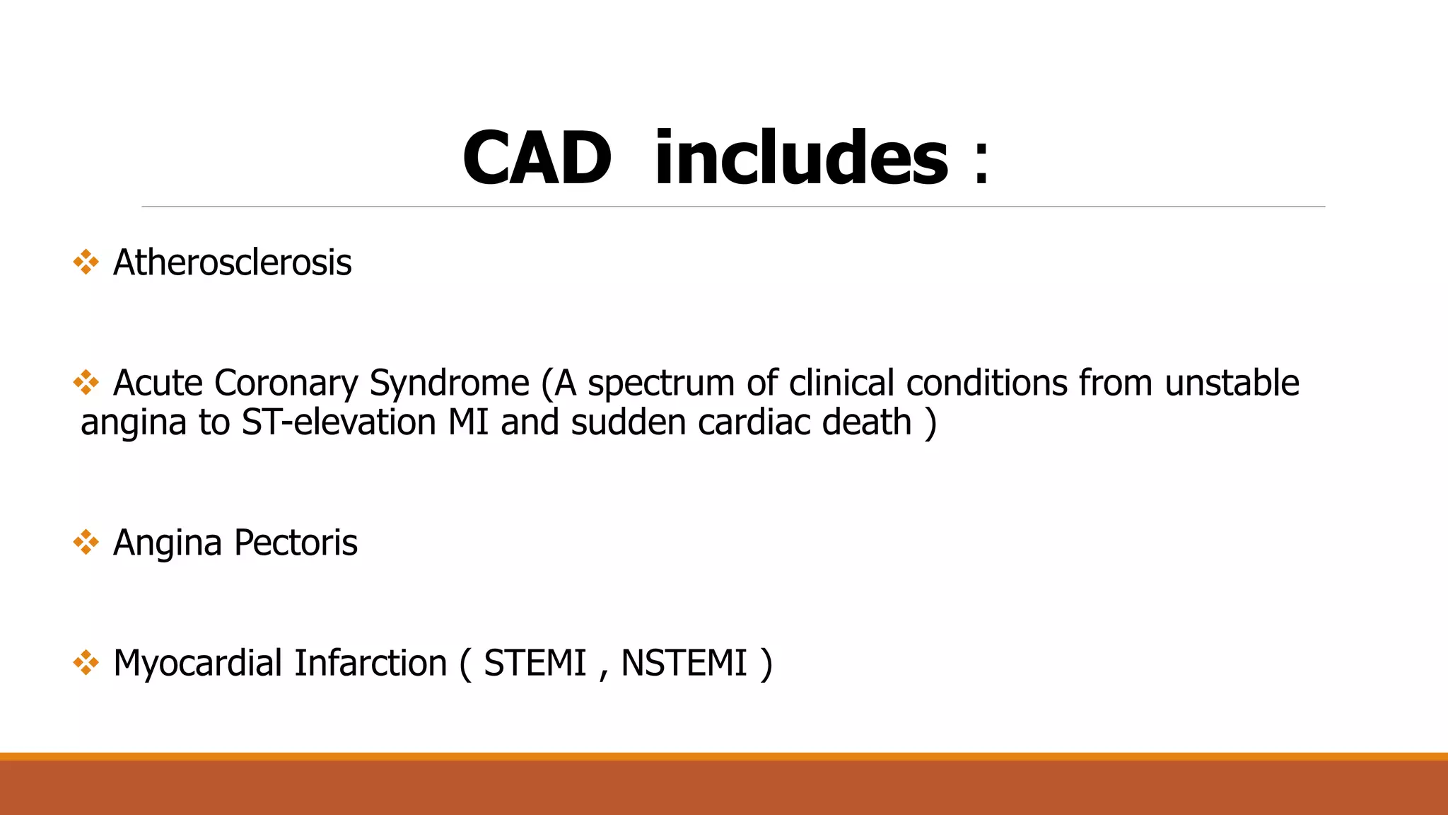 Coronary Artery Disease | PPTX