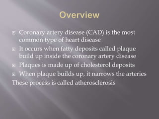 CORONARY ARTERY DISEASE.pptx | Heart and Cardiovascular Diseases ...
