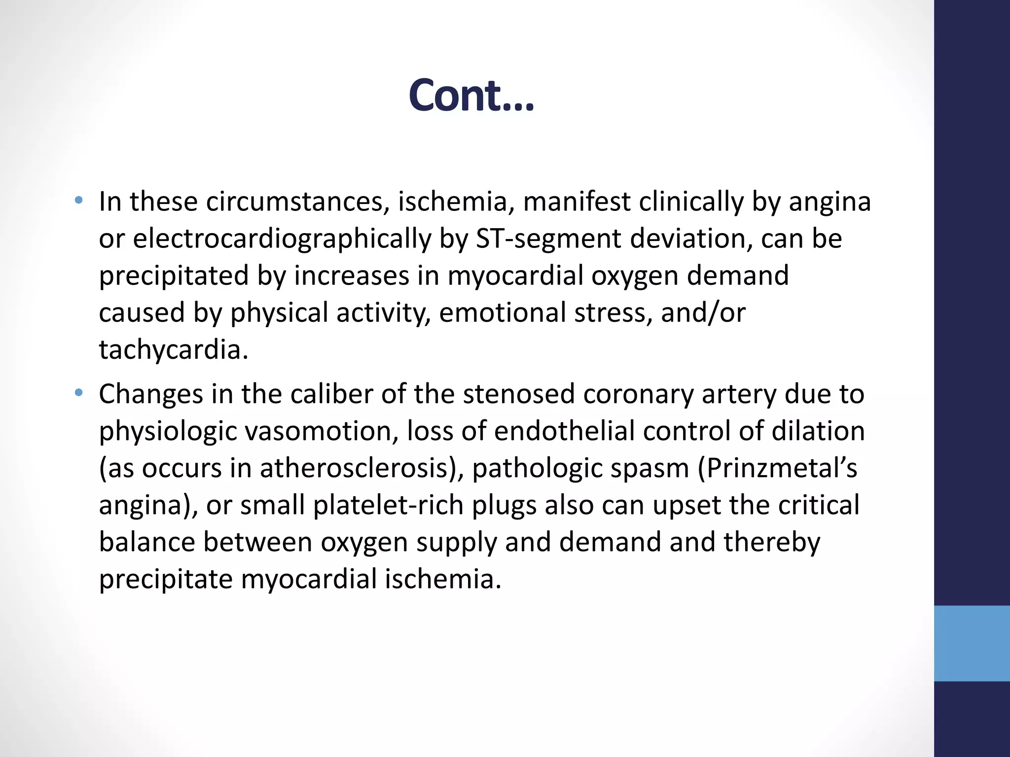 Coronary artery diseases | PPTX