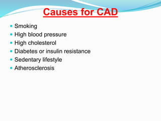 Coronary artery diseases. | PPTX
