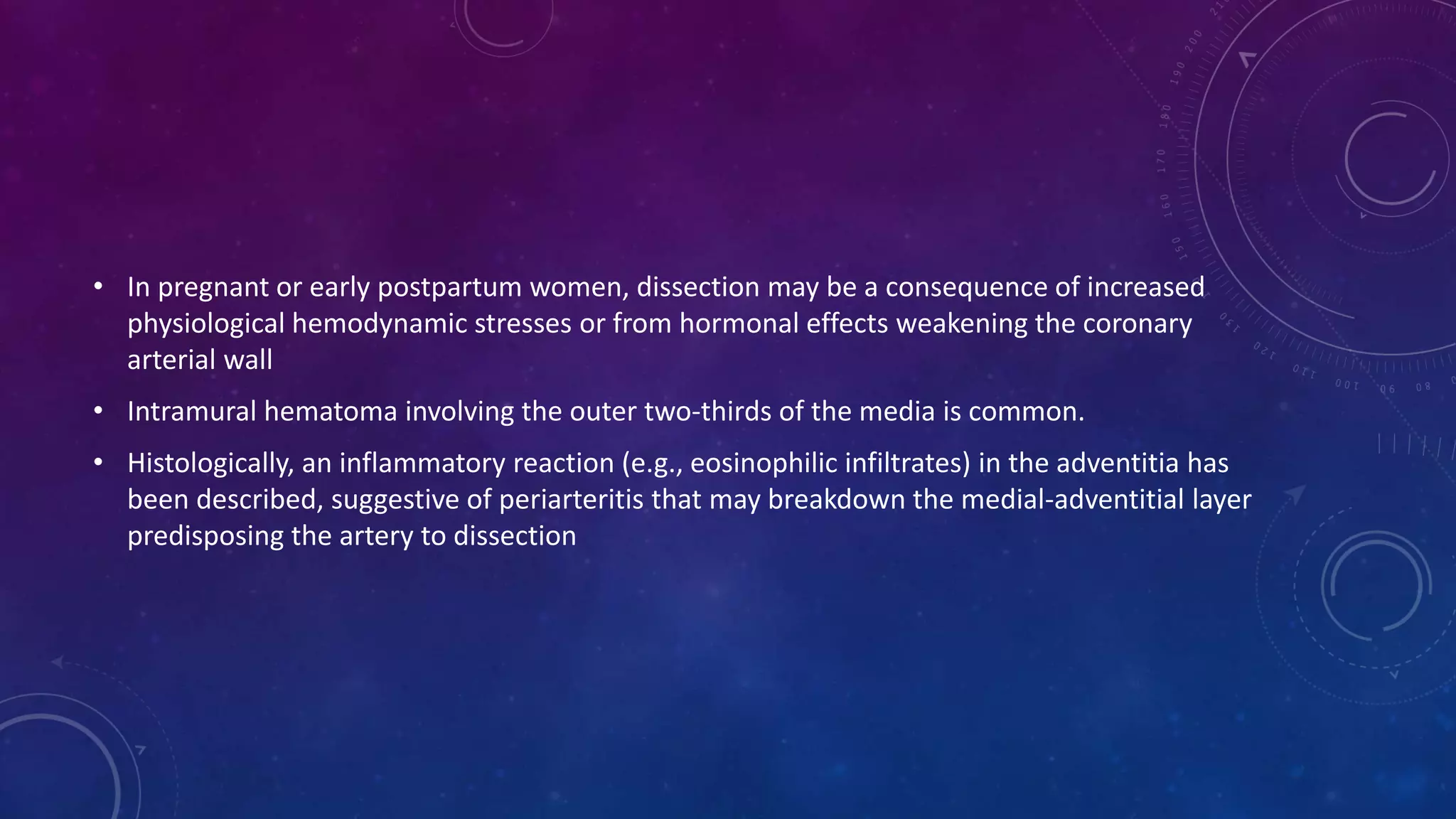 Coronary artery dissection | PPTX