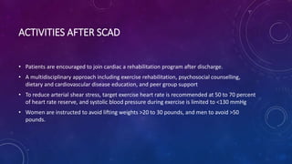 Coronary artery dissection | PPTX