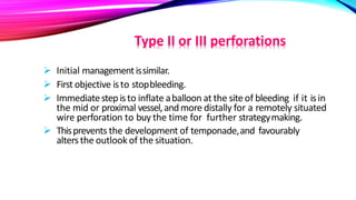 Coronary artery perforation | PPTX