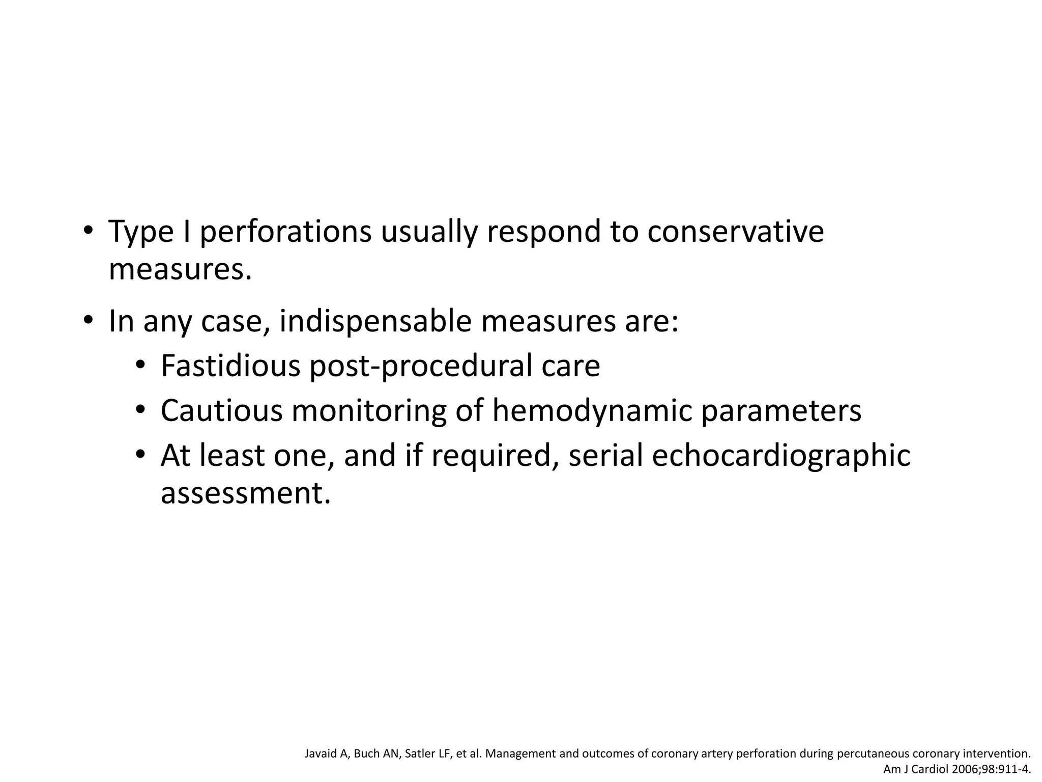 CORONARY ARTERY PERFORATION DURING PCI | PPSX