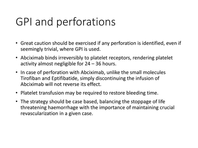 CORONARY ARTERY PERFORATION DURING PCI | PPSX | Heart and ...