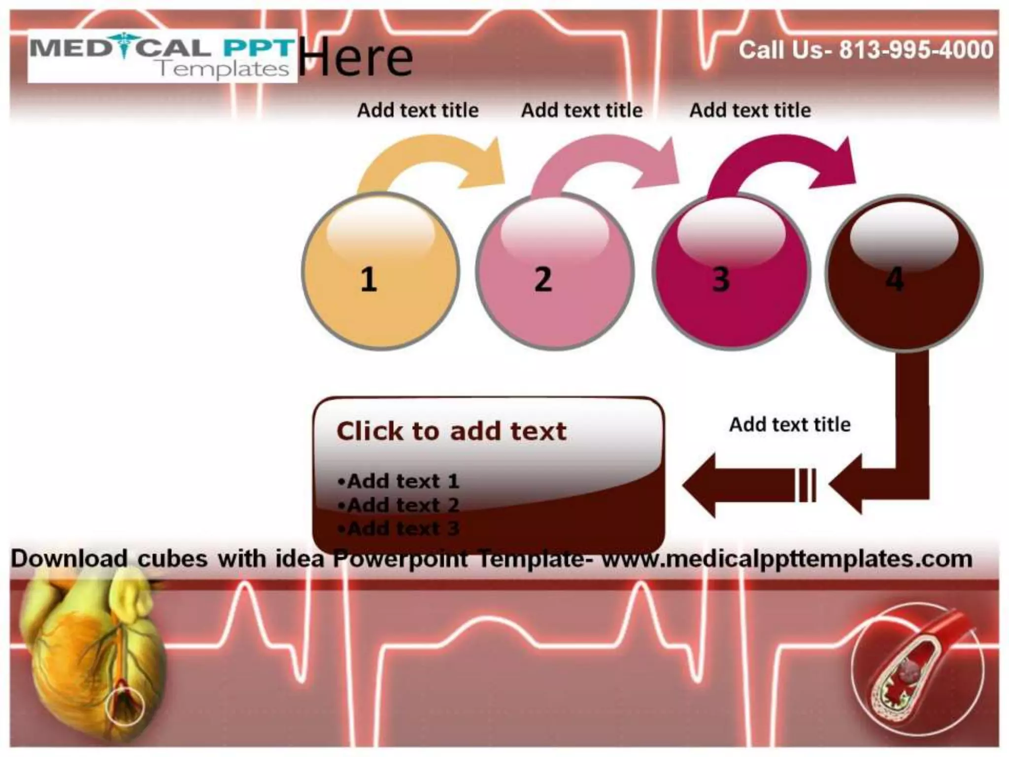 Coronary Artery PowerPoint Template | PPTX