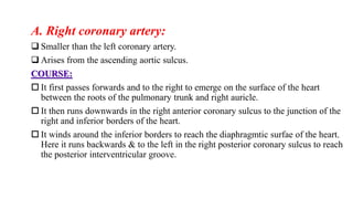 Coronary circulation | PPTX