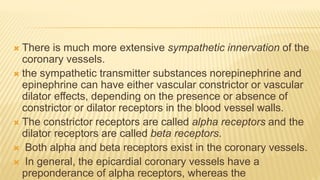 Coronary circulation | PPTX