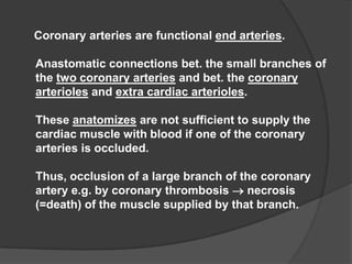 Coronary circuln 07 02-2012 | PPTX
