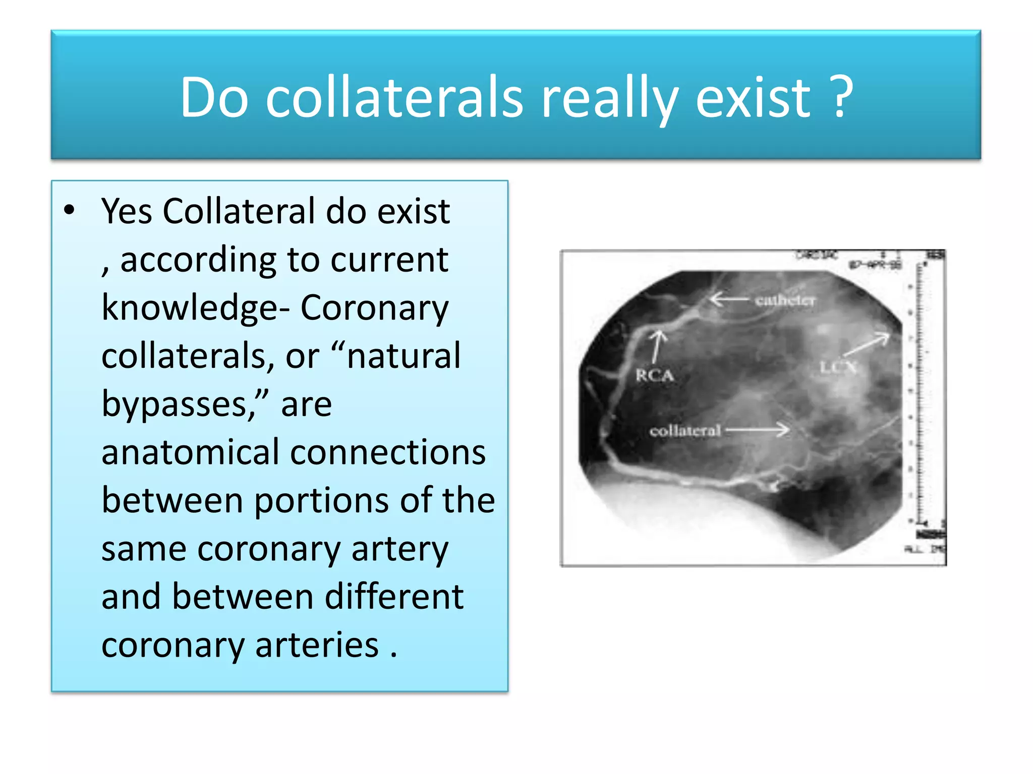 COLLATERAL ARTERIES | PPTX