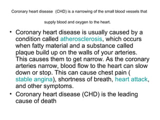 Coronary Heart Disease | PPT