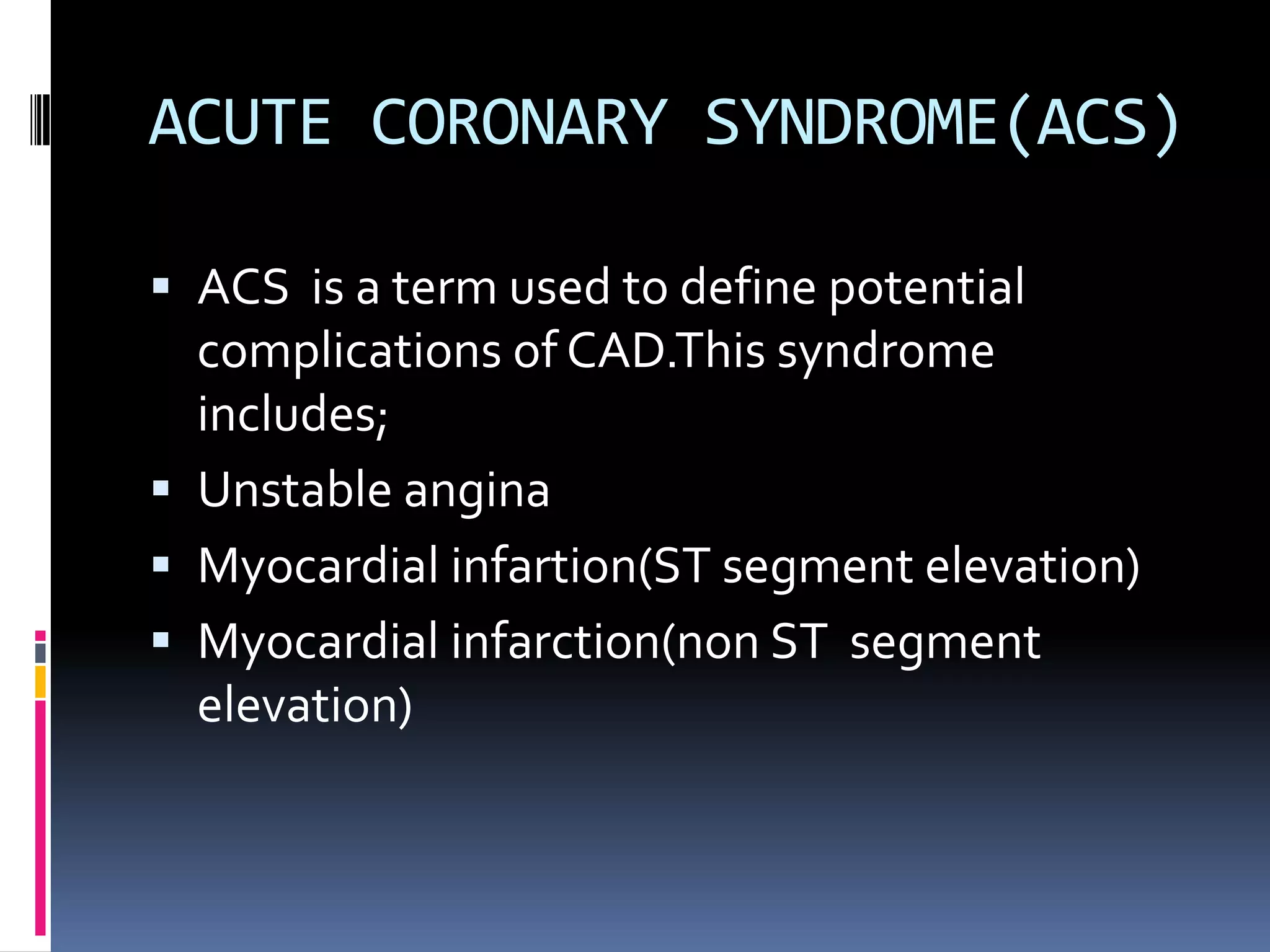 Coronary heart diseases ppt | PPTX