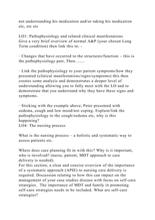 CORONARY HEART DISEASE WITH CASE STUDY AND FOLLOW THE OUTLINES BE.docx