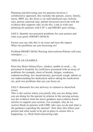 CORONARY HEART DISEASE WITH CASE STUDY AND FOLLOW THE OUTLINES BE.docx